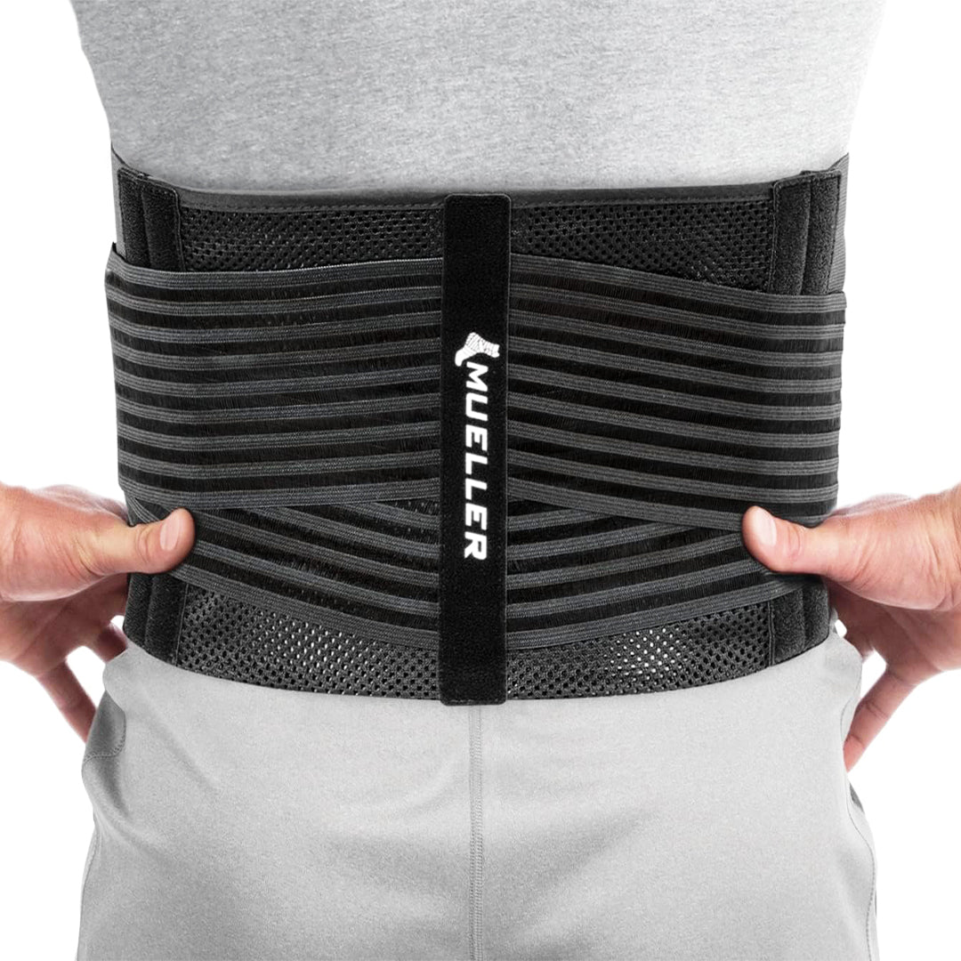 Soporte Lumbar 4 en 1 con Compresa Fria y Caliente Mueller Negro ...