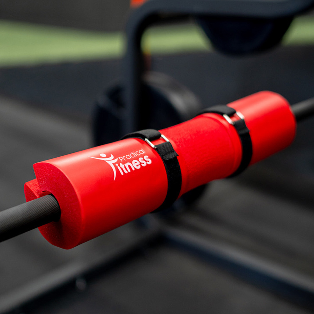 Almohadilla Para Barra Practical Fitness Roja - Fitness Shop Guatemala