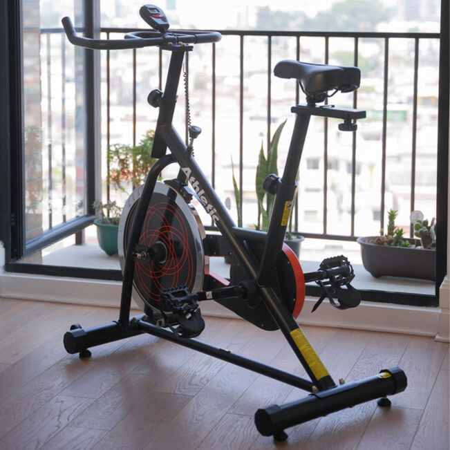 Bicicleta Spinning con Monitor Athletic Vision 400BS - Fitness Shop ...